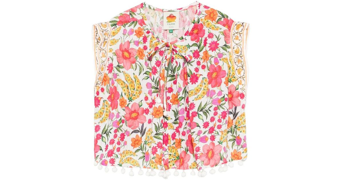 FARM Rio Tops in Pink | Lyst UK