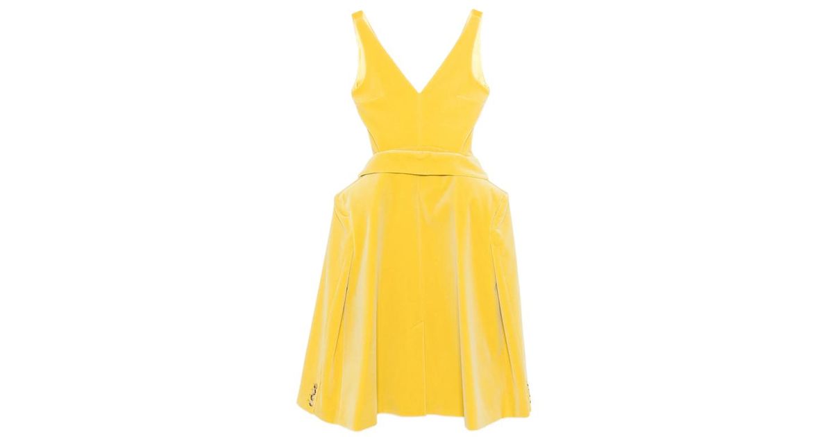 JW Anderson Midi Dresses in Yellow | Lyst UK