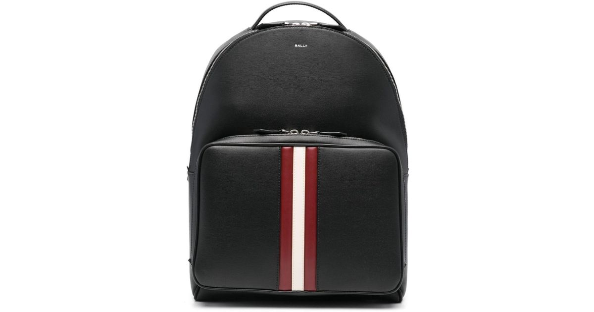 Bally Mythos Leather Backpack in Black for Men | Lyst