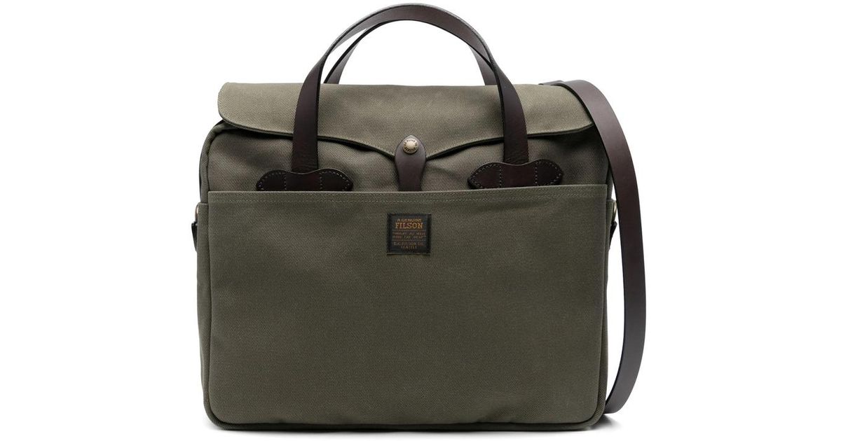 Filson Original Briefcase in Green for Men | Lyst UK