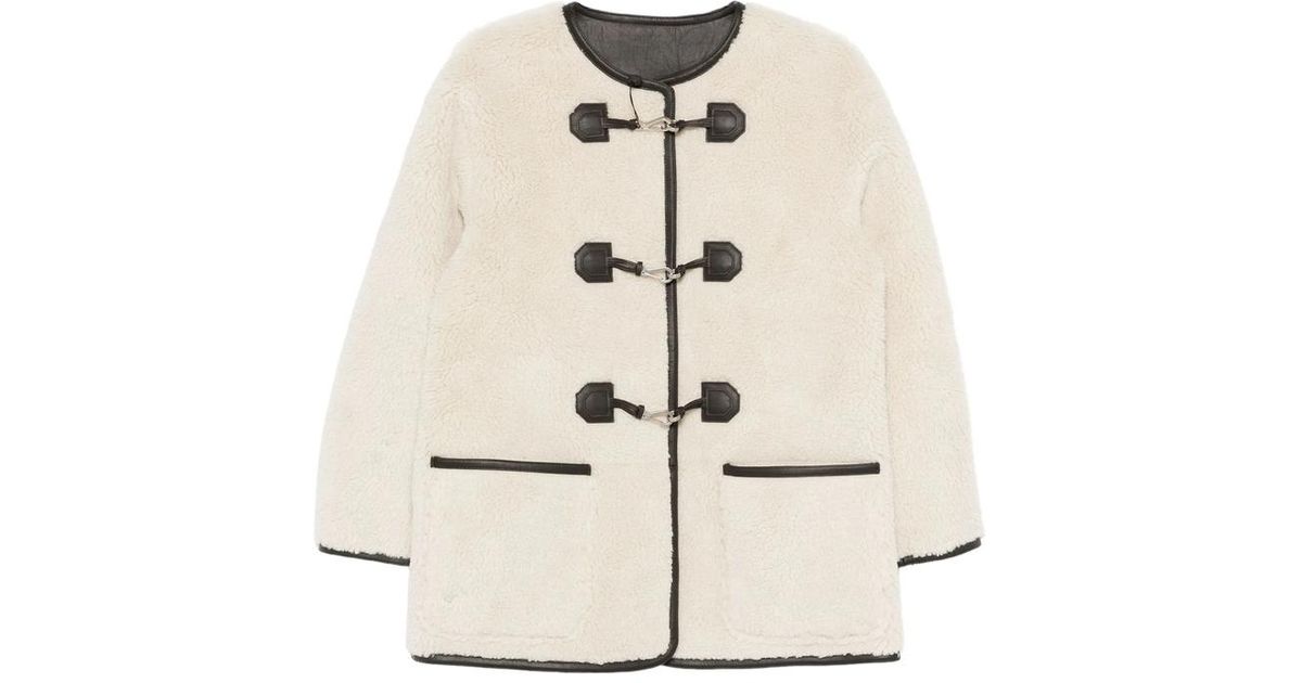 DUNST Toggle Jacket in Natural | Lyst UK