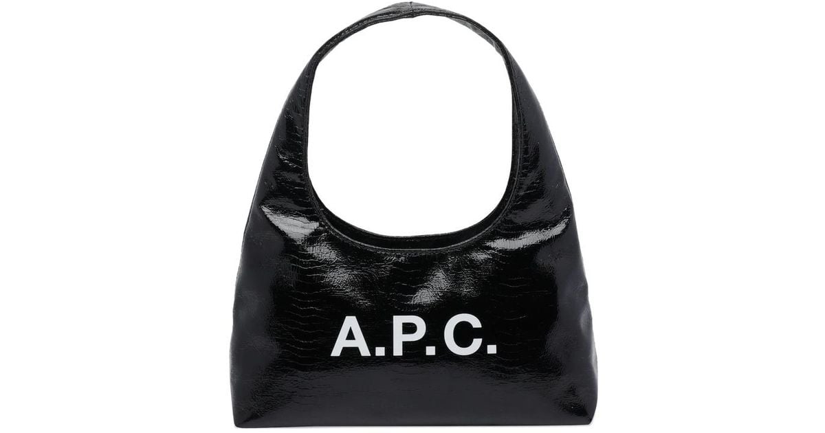 A.P.C. A. P.C. Baby Ninon Shoulder Bag in Black | Lyst UK