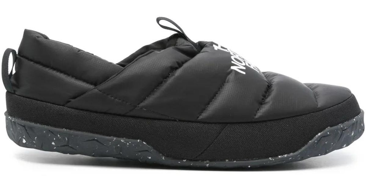 The North Face Nuptse Slippers in Black | Lyst