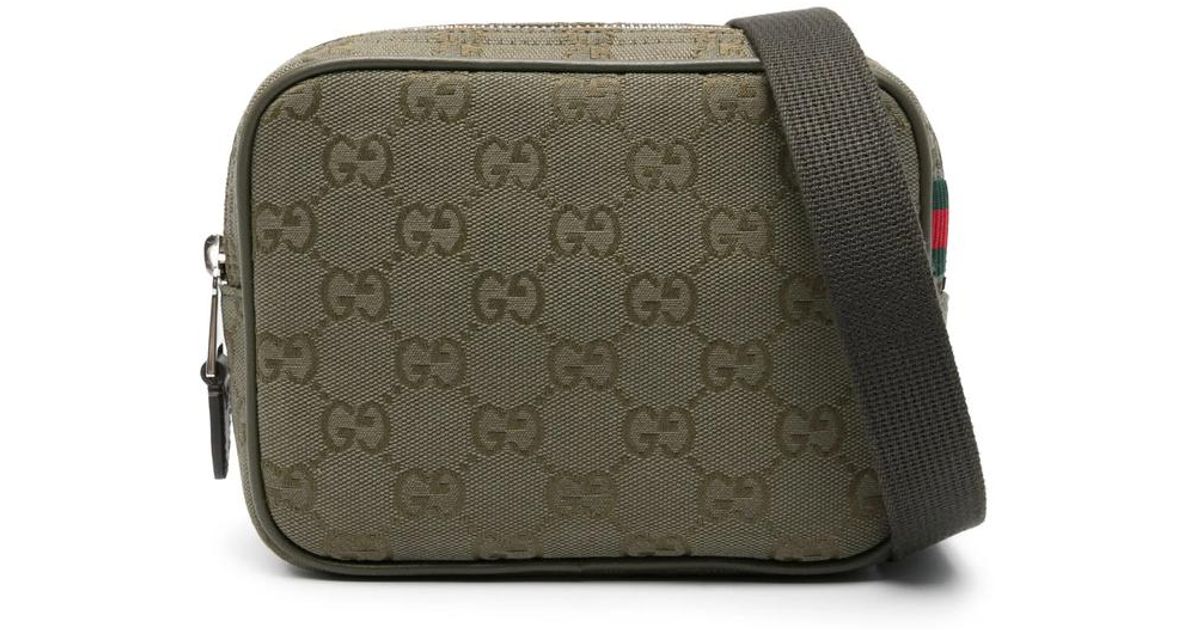 Gucci Messenger Bags in Green for Men | Lyst