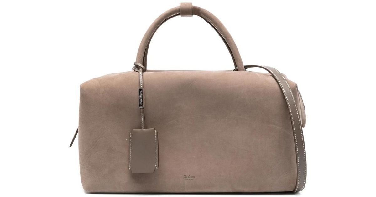 Max Mara Top-Handle Tote Bag in Grey | Lyst UK