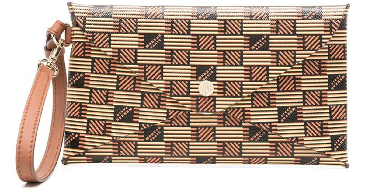 Moreau Origami Clutch Bag in Metallic | Lyst UK