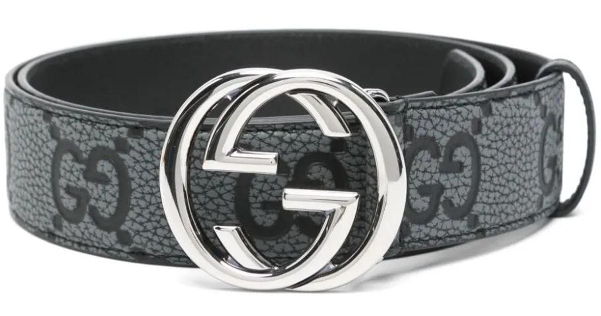 Gucci Gg Belt in Black for Men | Lyst