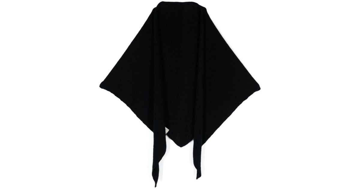 Studio Nicholson Trigon Triangle Scarf in Black for Men | Lyst UK