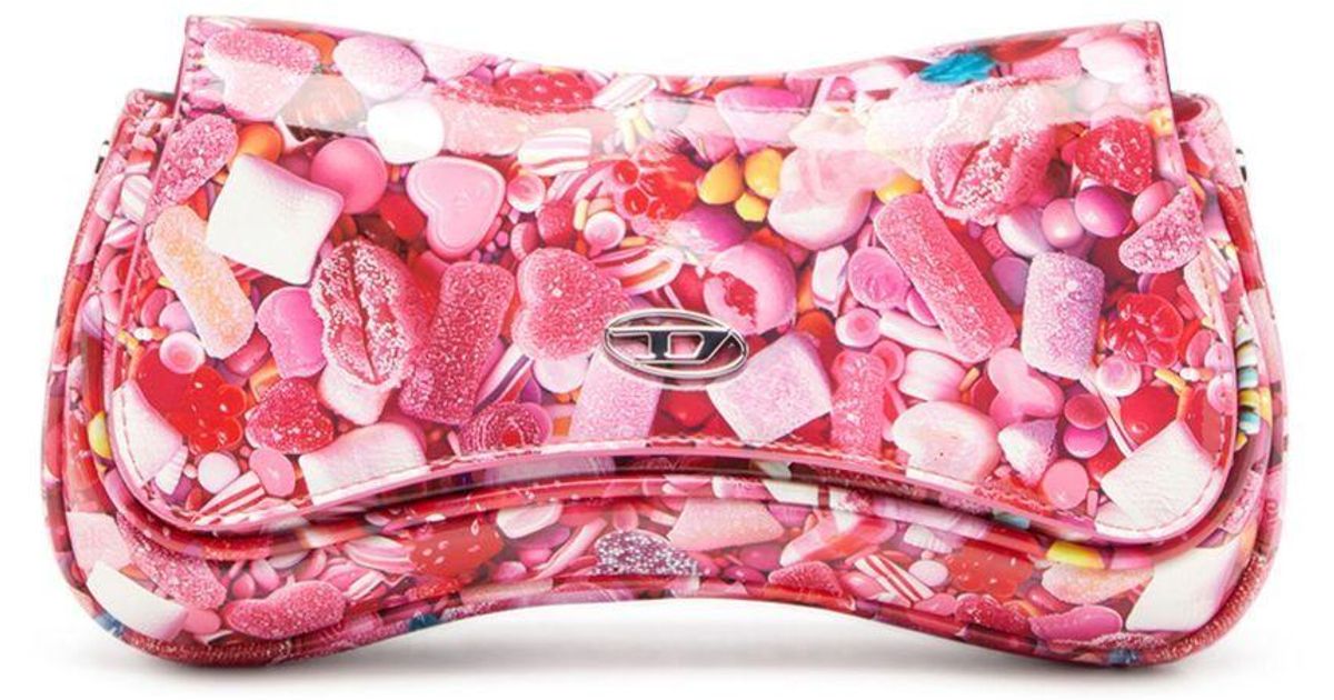 DIESEL Play Shoulder Bag in Pink | Lyst UK