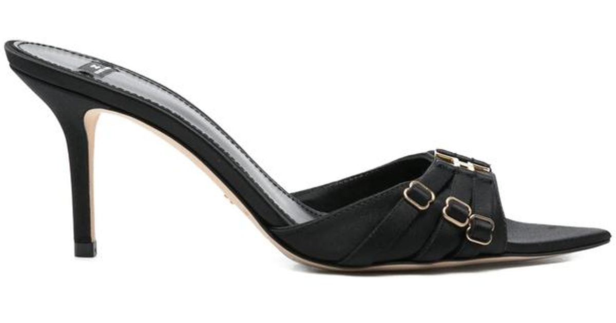 Elisabetta Franchi Pointed Toe Slip-On Shoes in Black | Lyst UK