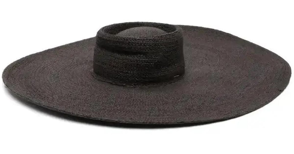 Zimmermann Long Brim Sun Hat in Gray | Lyst