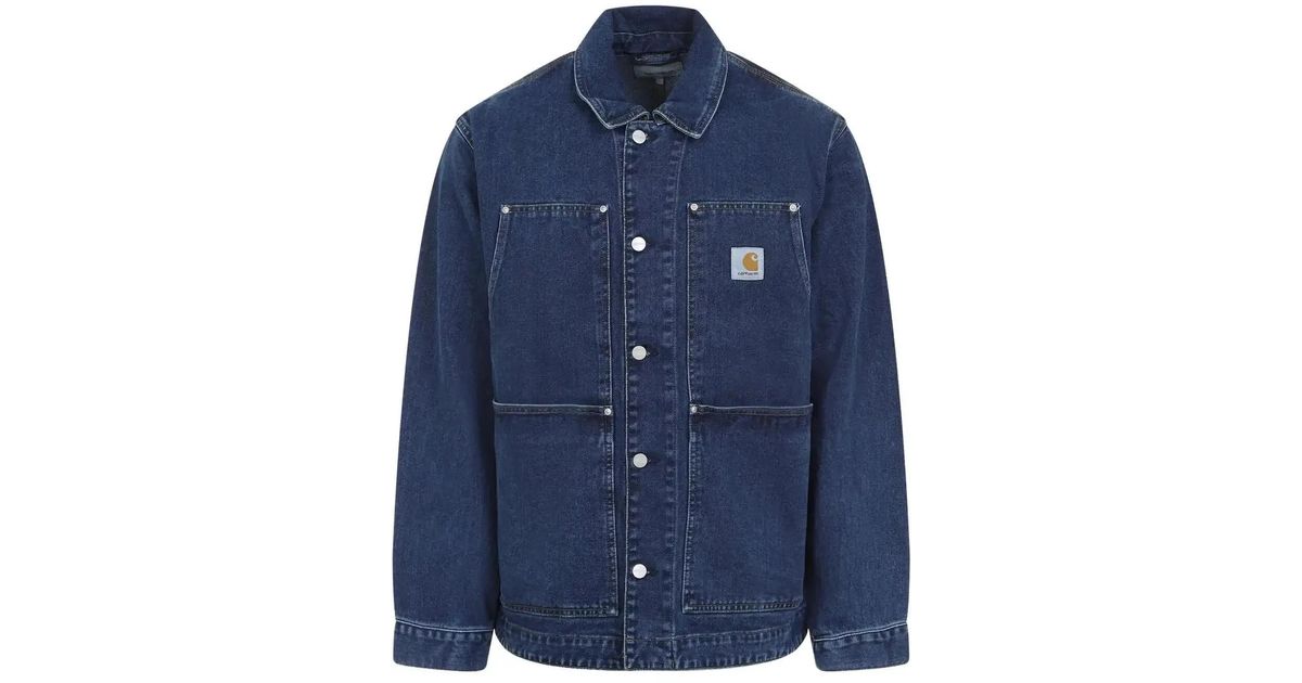 Carhartt Wip Coats in Blue for Men | Lyst