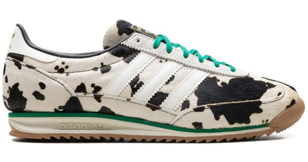 adidas Sl72 Cow-Print Sneakers in Green | Lyst UK