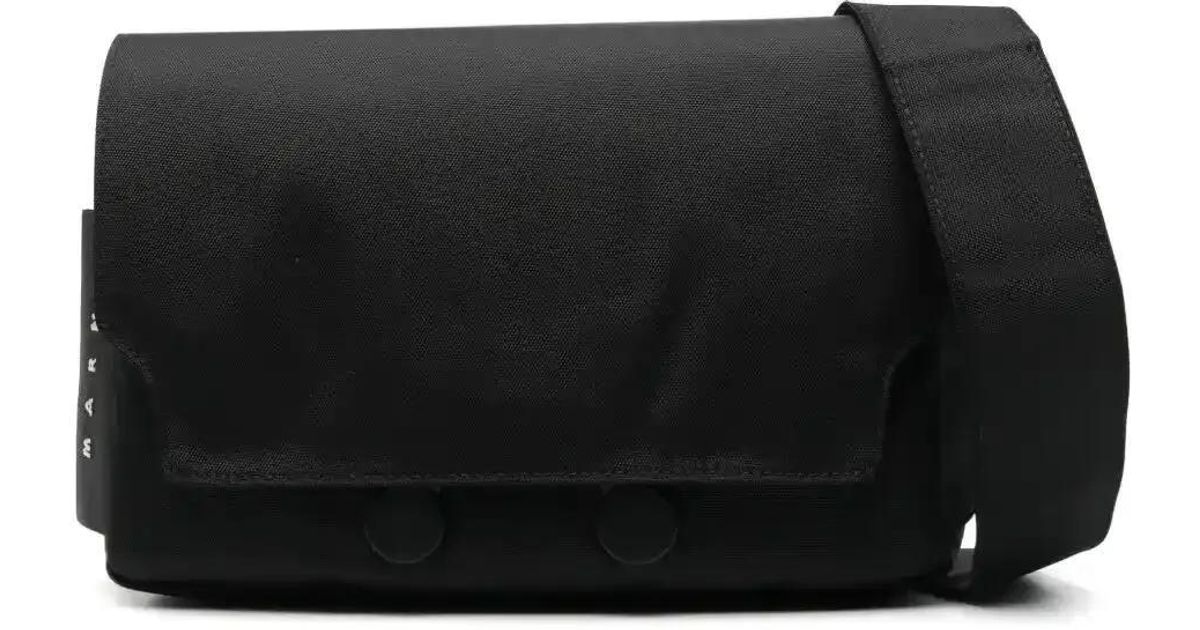 Marni Logo-Tag Belt Bag in Black for Men | Lyst
