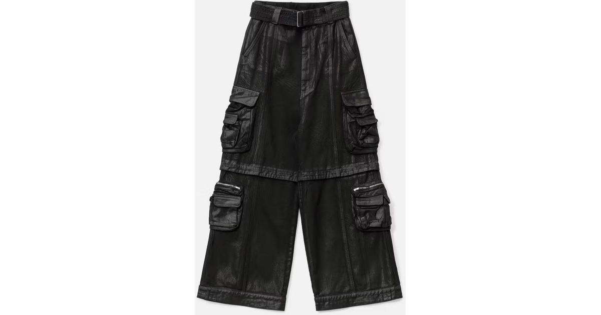 Lu'u Dan Lu'U Dan Cargo Jeans in Black for Men | Lyst