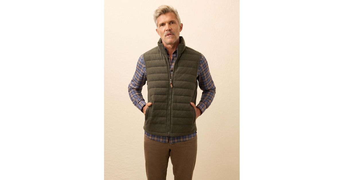 Faherty Teton Valley Vest for Men | Lyst UK