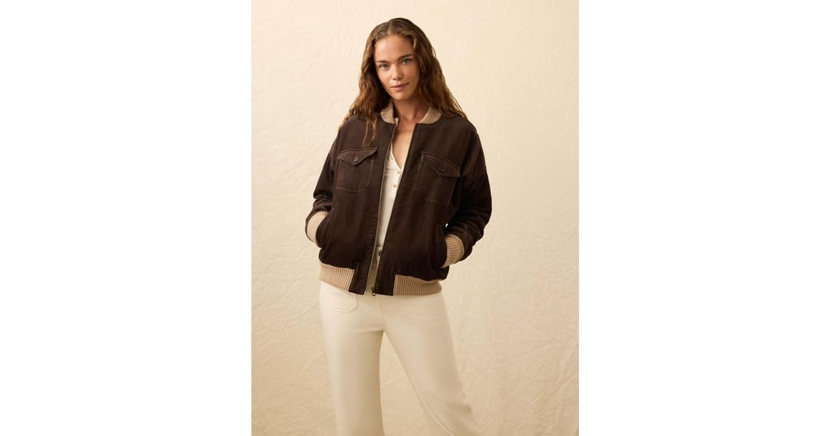 Faherty Heritage Cord Jacket in Natural | Lyst