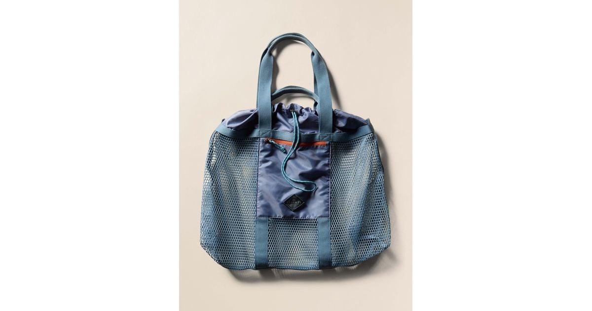 Faherty Shorelite Mesh Tote in Blue | Lyst