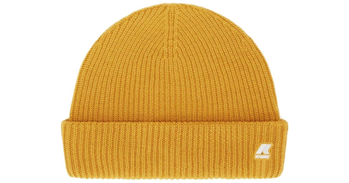 K-Way Cappello Giallo in Yellow for Men | Lyst