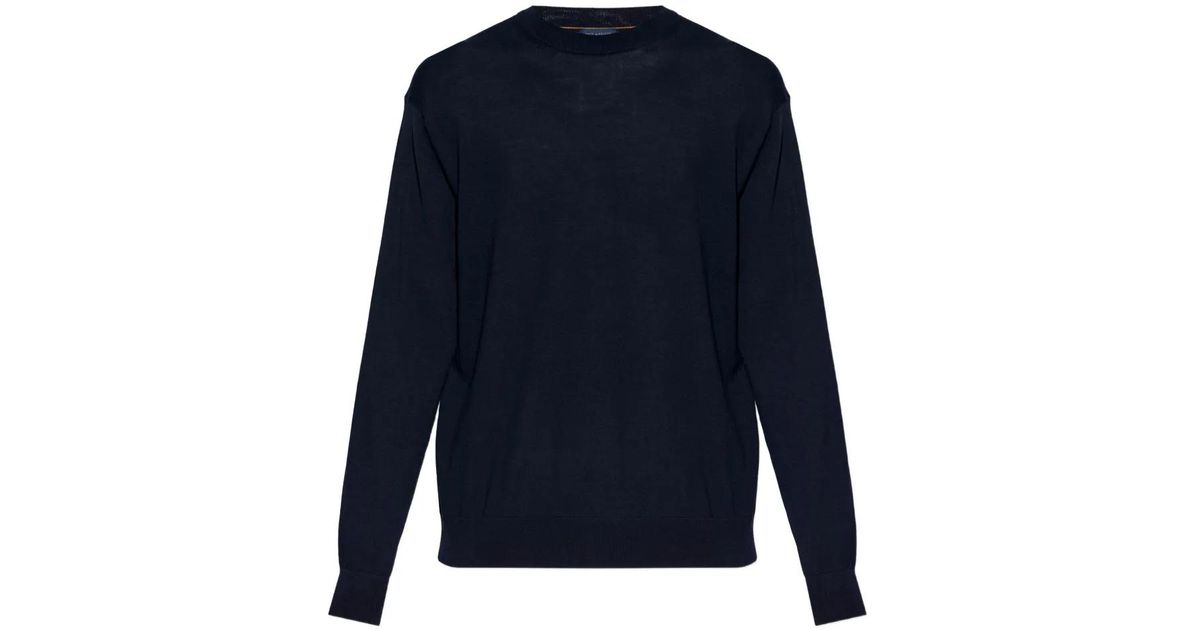 Paul & Shark Long-Sleeves Sweater in Blue for Men | Lyst UK