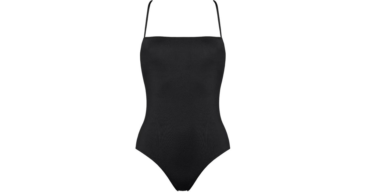 Eres Dandy Bow-Detail Swimsuit in Black | Lyst