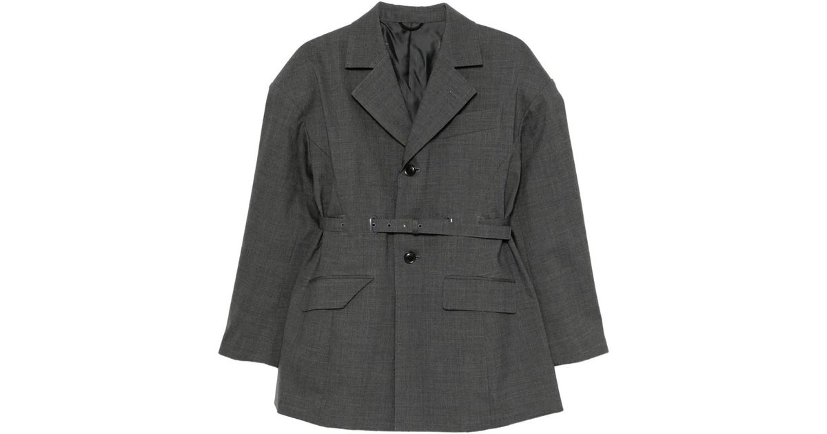 Toga Tropical Bonding Jacket in Grey | Lyst UK