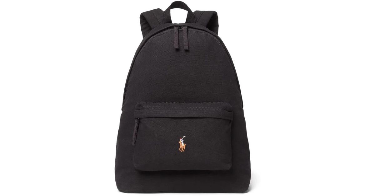 Polo Ralph Lauren Polo Pony Backpack in Black for Men | Lyst