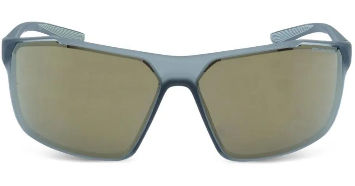 Nike Windstorm Rectangle-Frame Sunglasses in Grey | Lyst UK