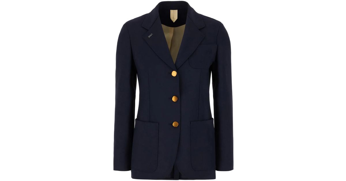 Max Mara Faraone Jacket in Blue | Lyst UK