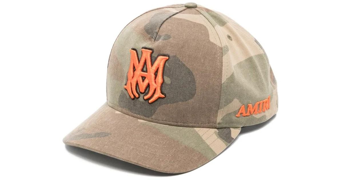 Amiri Ma Outline Camouflage Cap in Natural for Men | Lyst UK