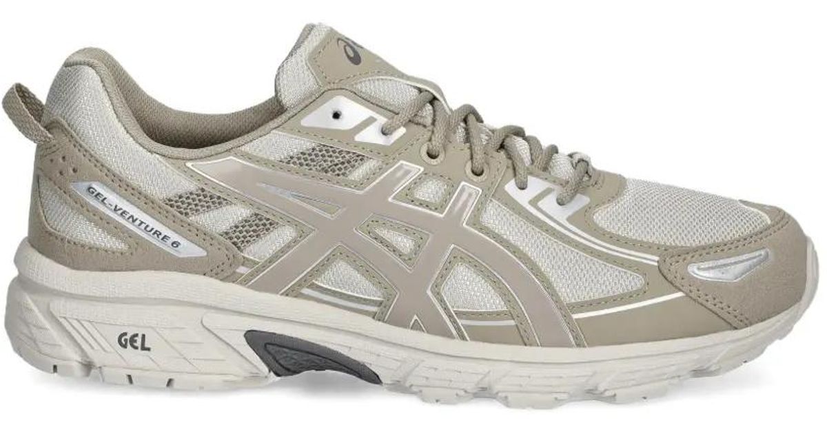 Asics Gel-Venture 6 Logo Low-Top Sneakers in White | Lyst UK