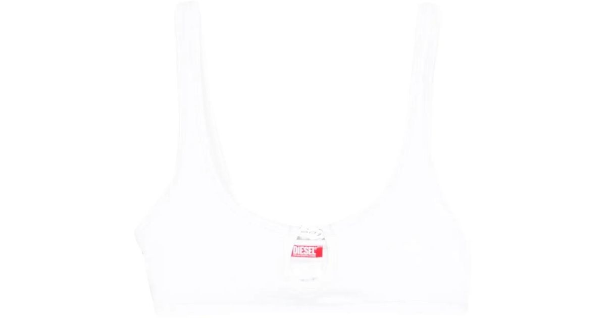 DIESEL Florence-Dnm Top in White | Lyst UK
