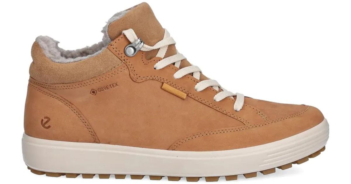 Ecco Soft 7 Tred Sneakers in Brown | Lyst UK