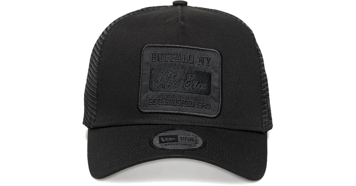 KTZ Tonal-Patch Trucker Cap in Black | Lyst UK