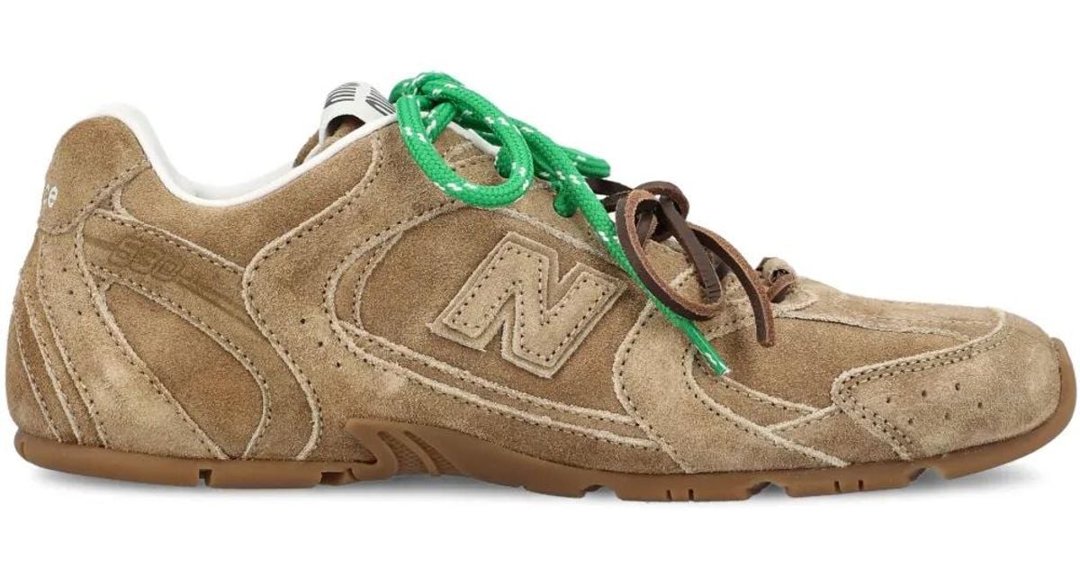 New Balance X Miu Miu 530 Sl Suede Sneakers in Green | Lyst UK