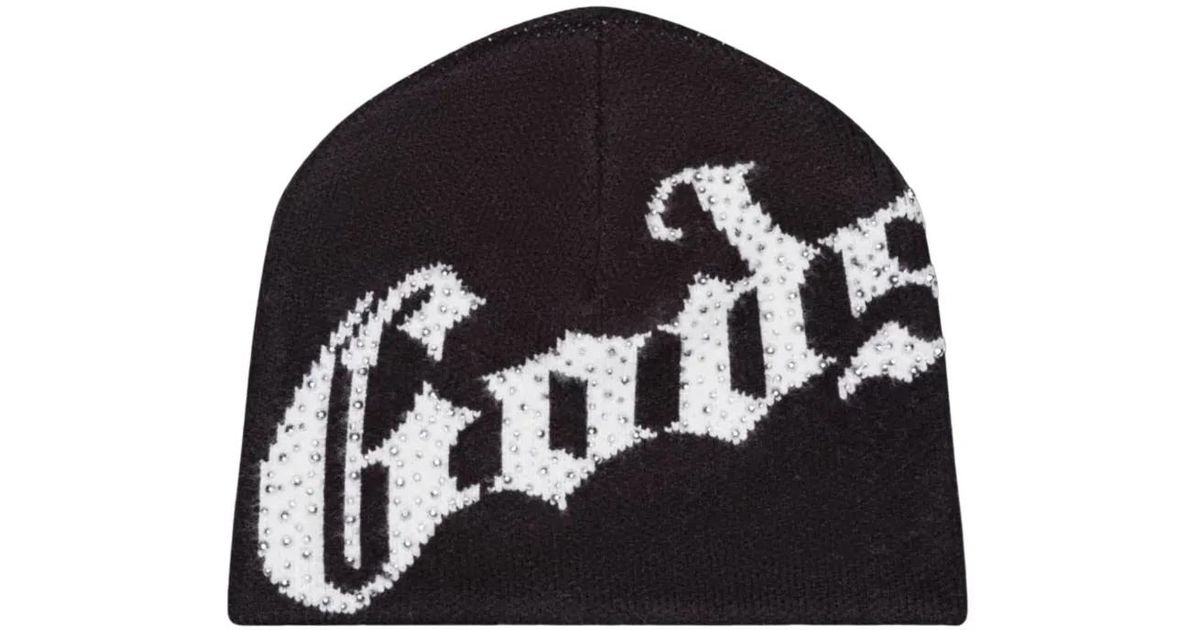 Godspeed Logo Studded Beanie in Black for Men | Lyst UK