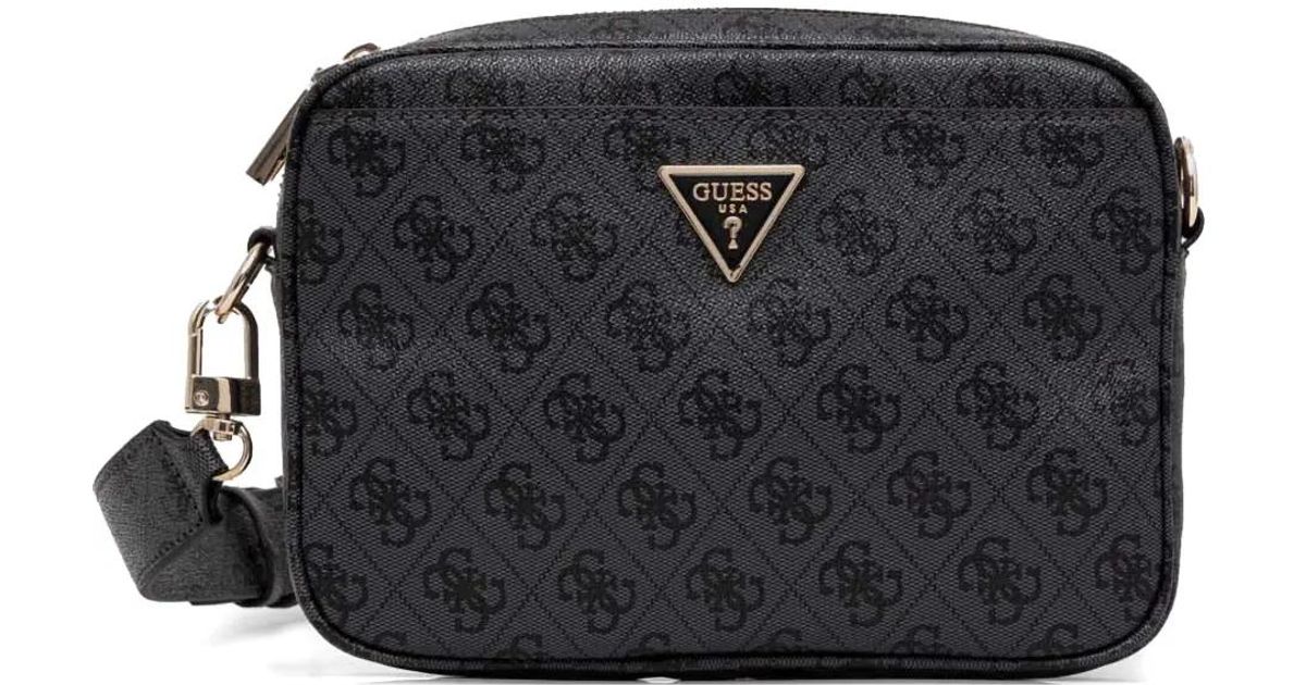 Guess Meridian Crossbody Bag in Black | Lyst