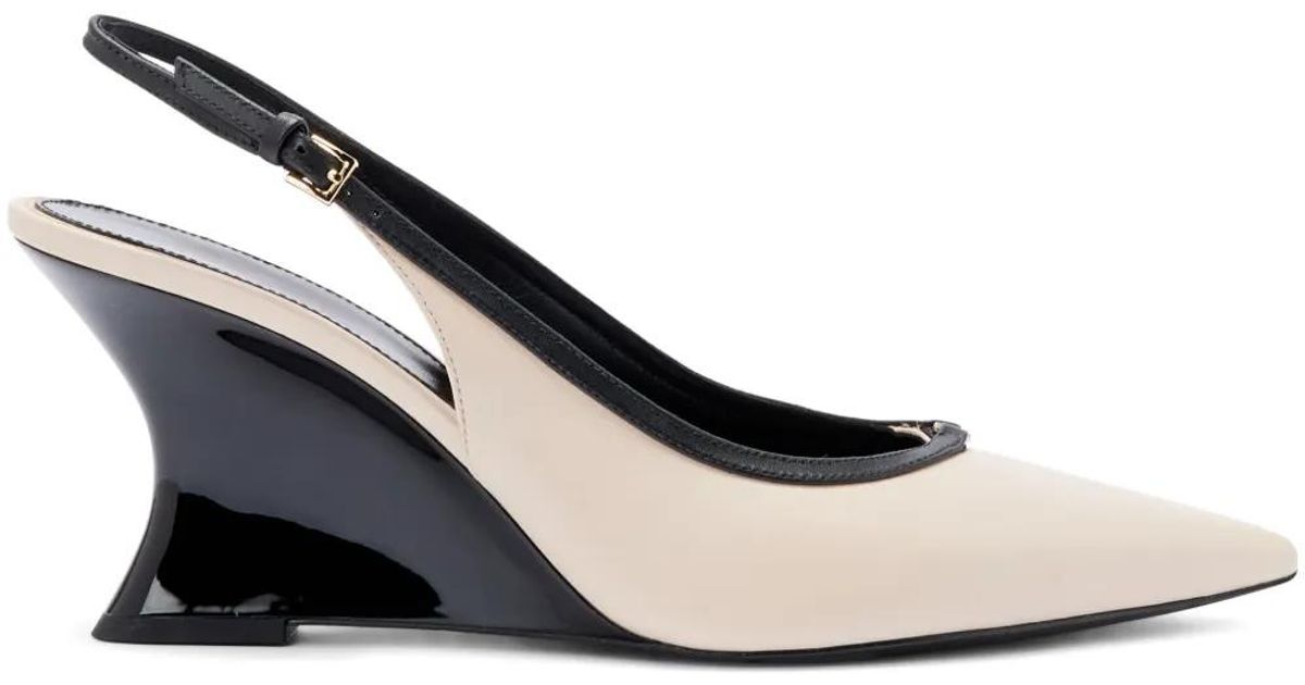 Tory Burch 75Mm Double T Pumps in White | Lyst
