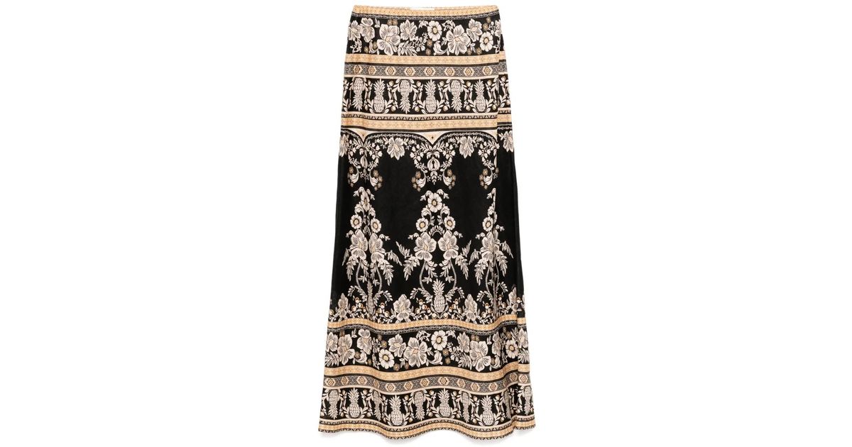 Zimmermann Balance Skirt in Black | Lyst