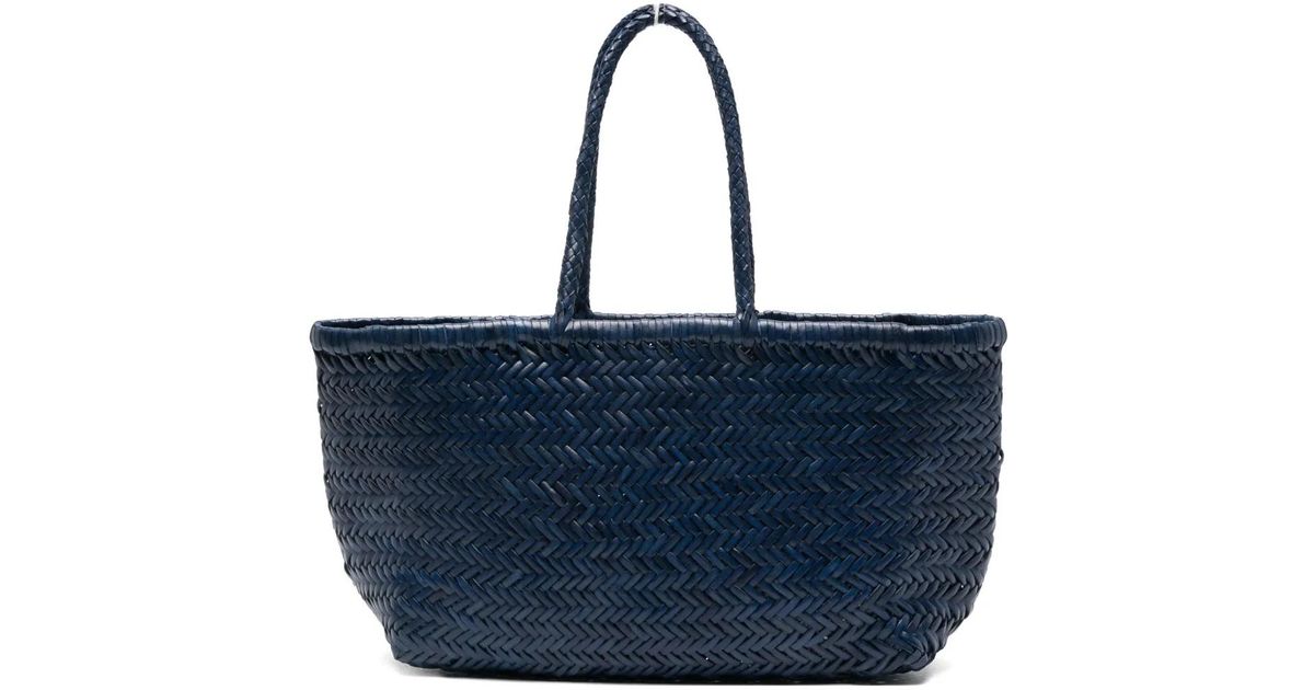 Dragon Diffusion Large Bamboo Triple Jump Tote Bag in Blue | Lyst UK