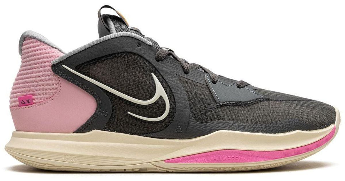 Nike Kyrie 5 Low "iron Grey Coconut Milk" Sneakers in Pink for Men | Lyst