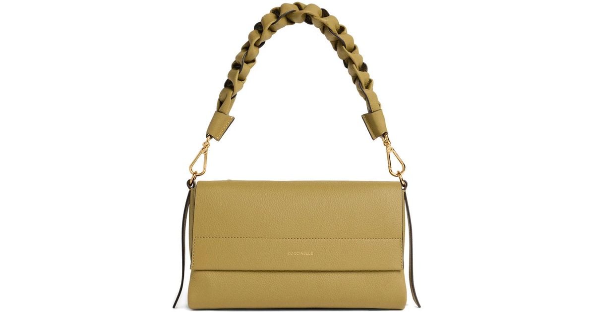 Coccinelle Braided-Handle Shoulder Bag in Metallic | Lyst