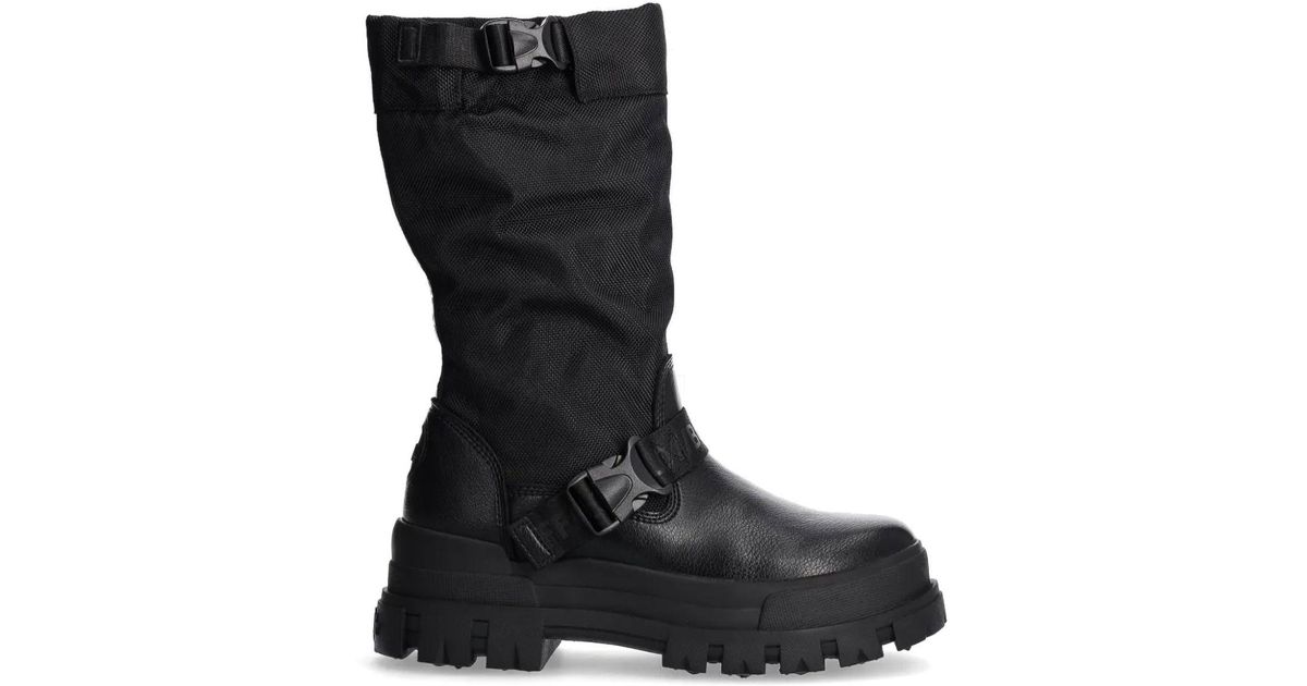 Buffalo Aspha Com On Boots in Black | Lyst