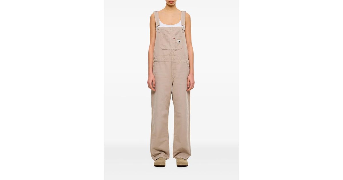 Carhartt Adjustable-Strap Chest-Pocket Overall in Natural | Lyst UK