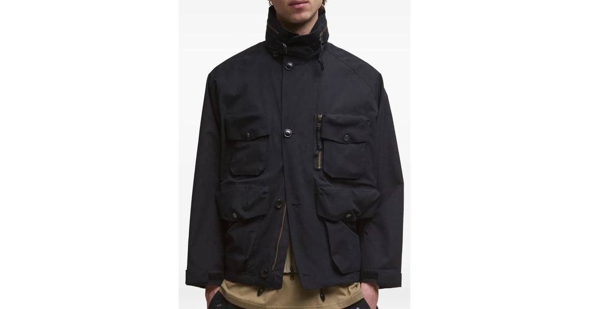 Barbour Westdale Multi-Pocket Zip Jacket in Black for Men | Lyst UK