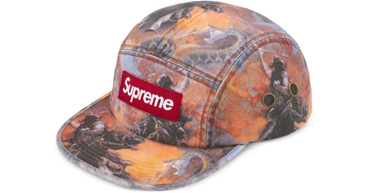 Supreme Casquette Frazetta Camp in Pink for Men | Lyst UK