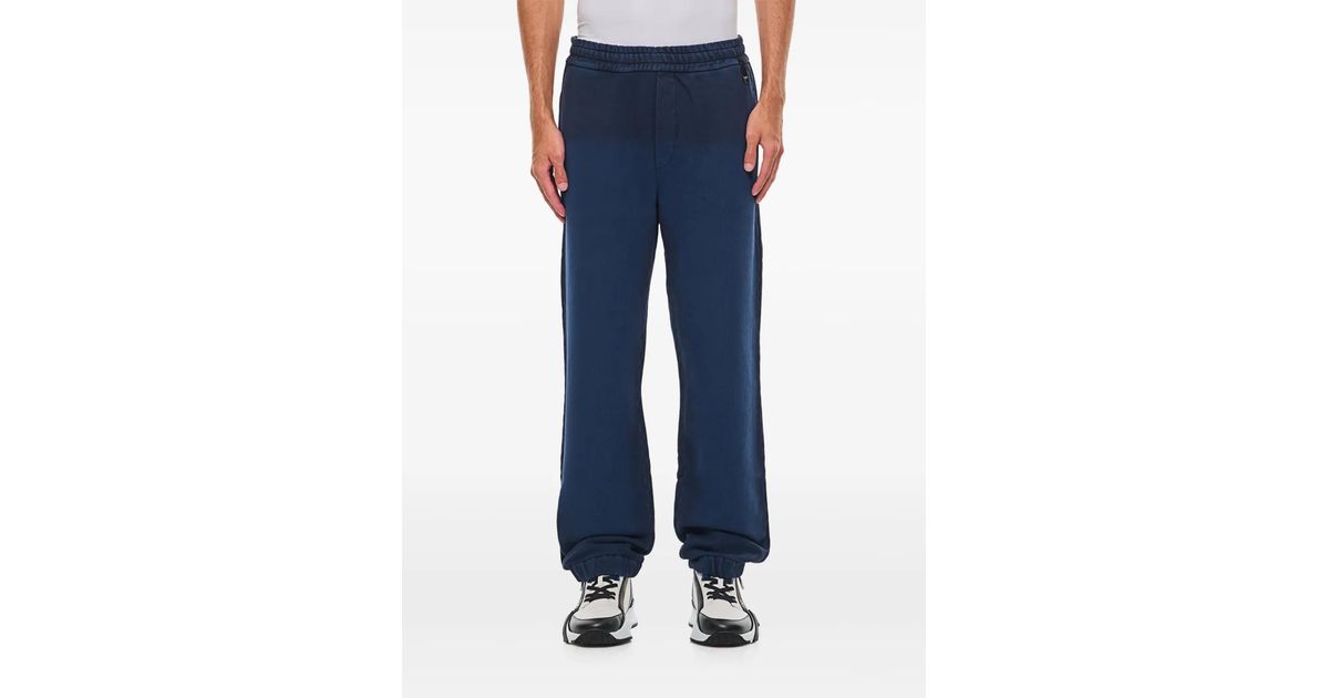 Fendi Gradient Effect Track Pants in Blue for Men | Lyst