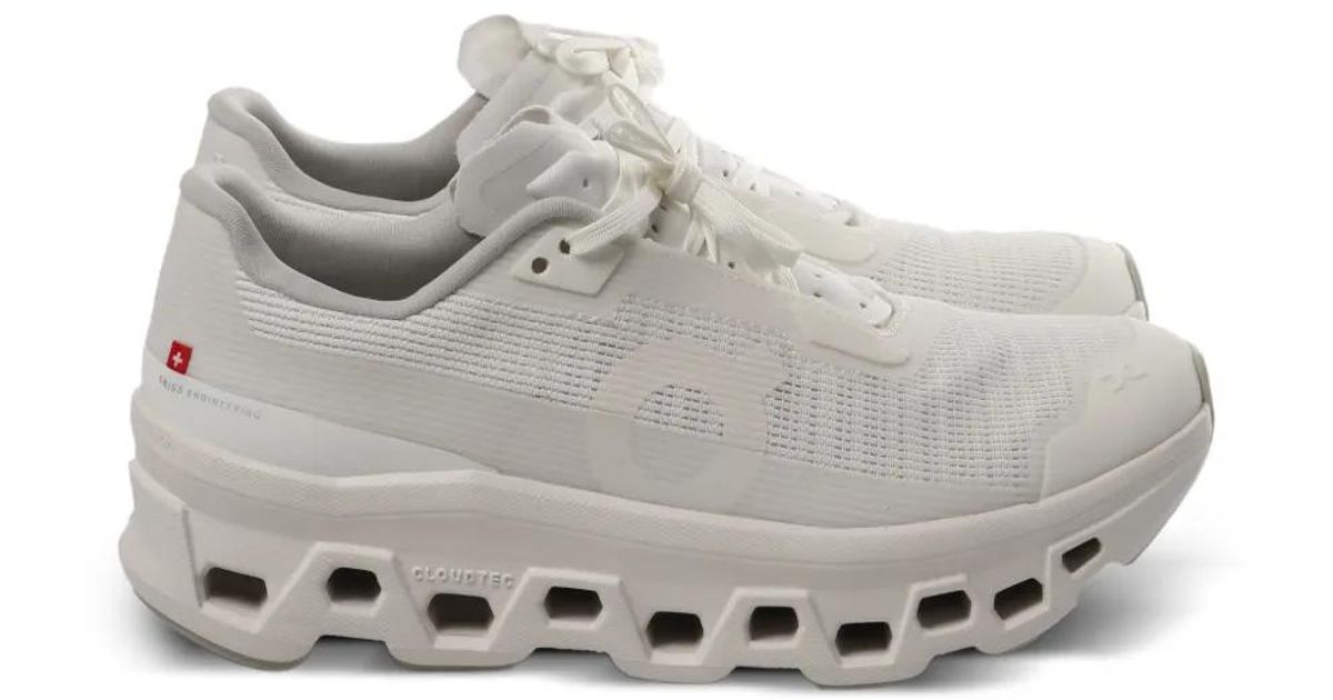 On Shoes Cloudmonster Void Perforated Sneakers in Grey | Lyst UK