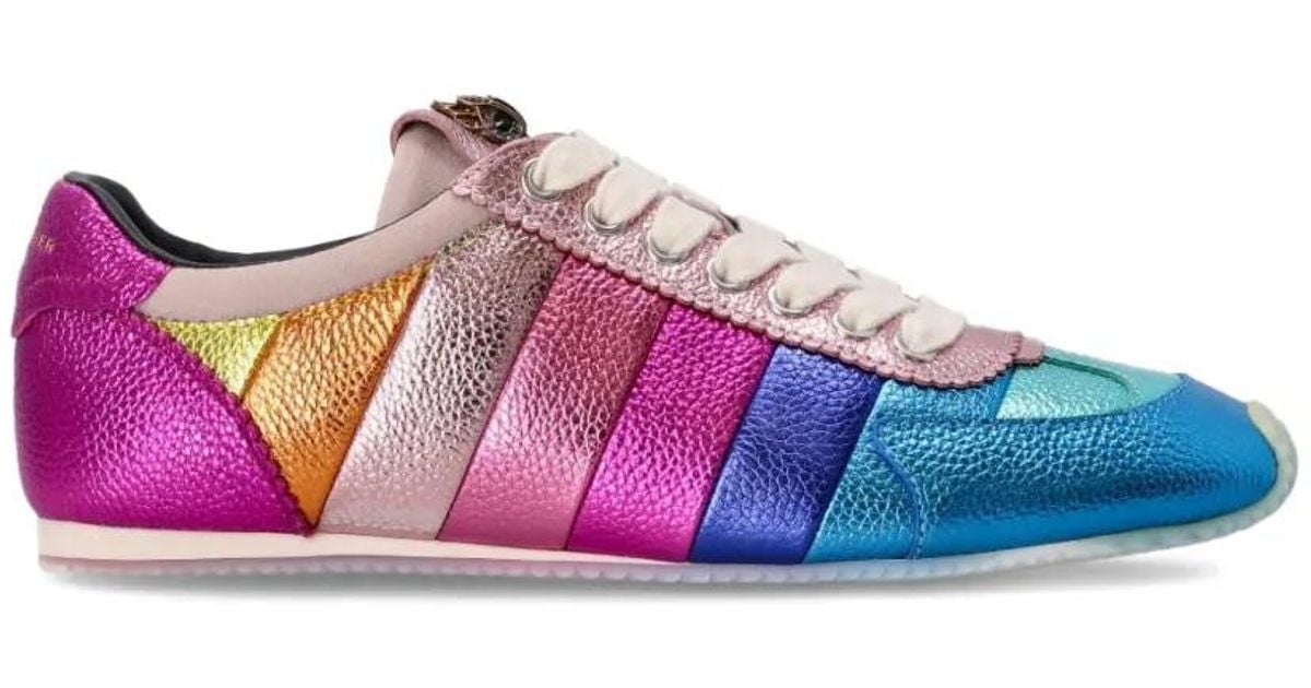Kurt Geiger Islington Multicolour Sneakers in Purple | Lyst UK