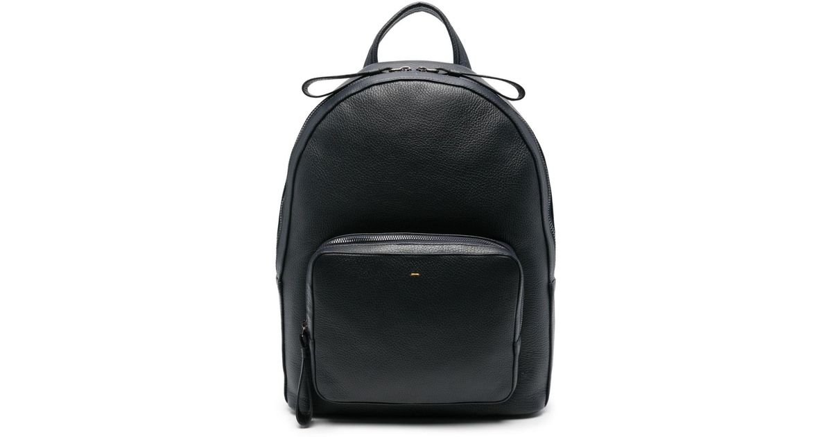 Doucal's Grained-Leather Backpack in Black for Men | Lyst
